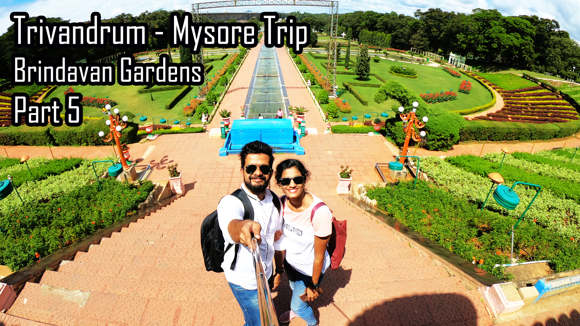 Brindavan Gardens, Mysore, Karnataka | Malayalam Vlog - Travel Techies