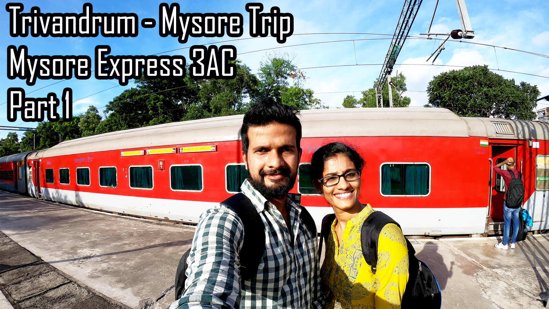 Mysore Express Train Journey 3rd class AC | Trivandrum Mysore Trip | Part 1 - Travel Techies