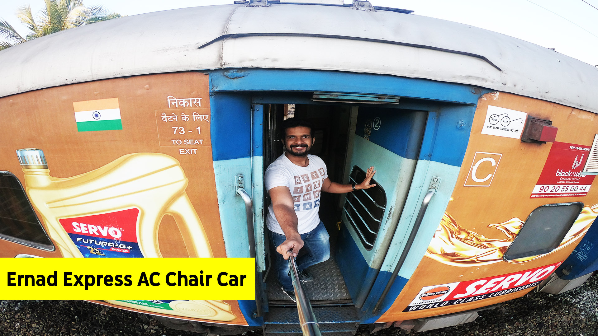 Ernad Express 16606 | AC Chair Car | Review and Journey | Trivandrum to ...